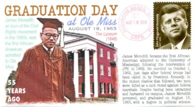 COVERSCAPE computer designed 55th Anniversary James Meredith graduation ...