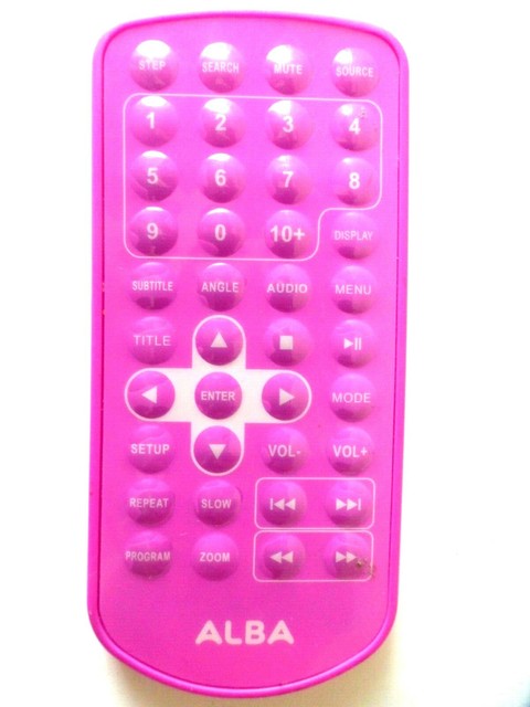 Alba 7 Inch Portable DVD Player - Pink T-701 Rf2228 Postage No Charger ...