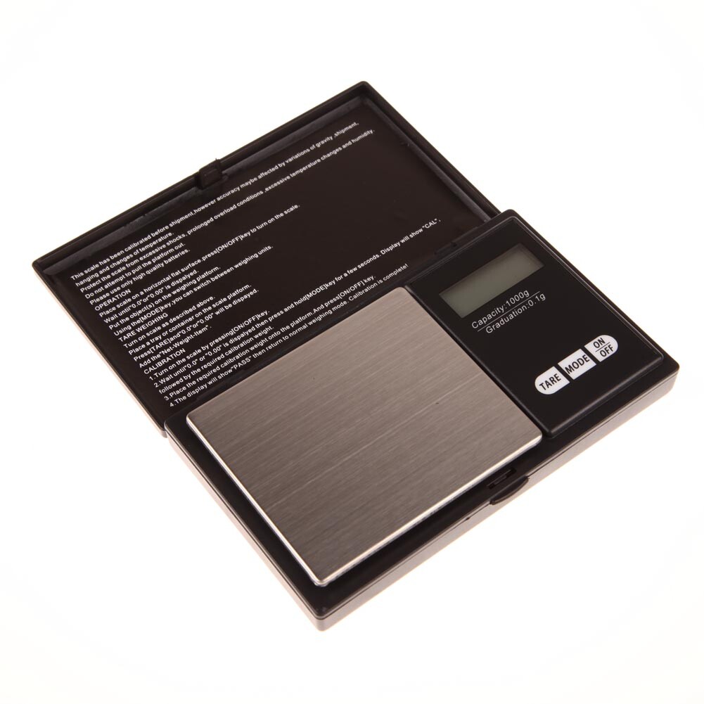 Digital Scale 1000g x 0.1g Jewelry Gold Silver Coin Gram Pocket Size ...