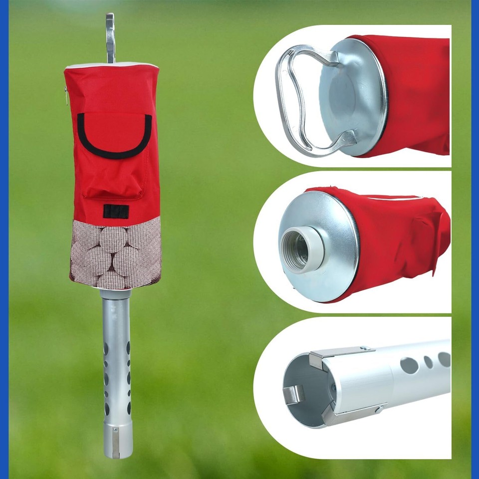 Portable Golf Shag Bag - 75-80 Balls Convenient Pocket Tees Pick Up ...