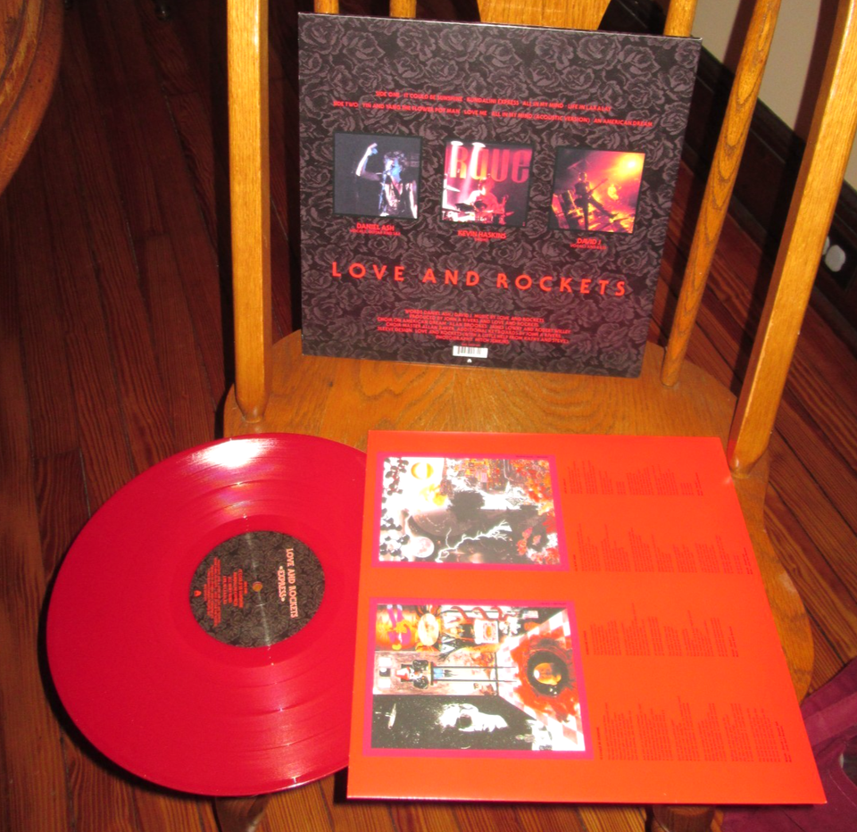 LOVE AND ROCKETS EXPRESS LP NM NEAR MINT US RED VINYL POST PUNK ROCK | eBay