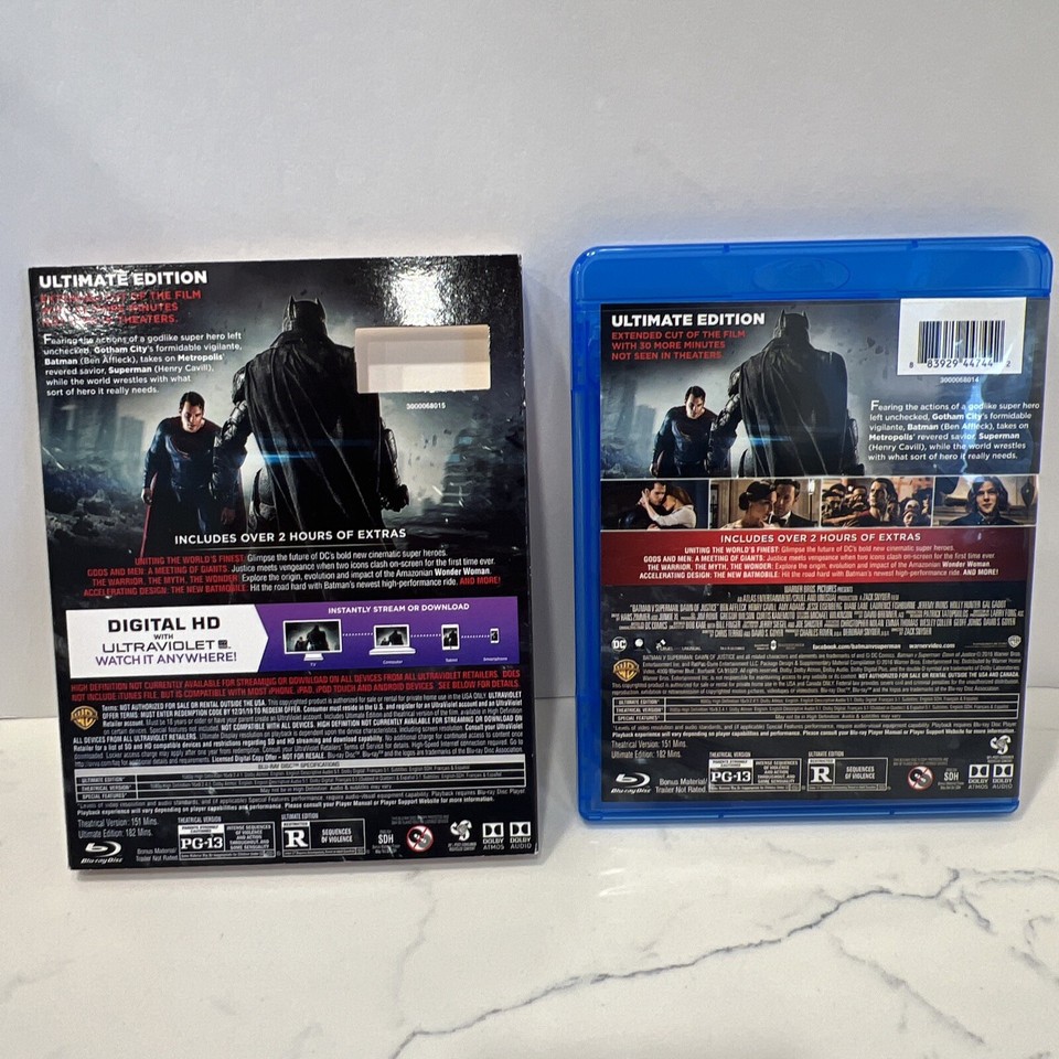 Batman v Superman: Dawn of Justice (Blu-ray, 2016) DVD Digital Hd | eBay