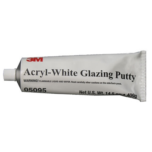 14.5 oz 3M Auto Body Acryl White Glazing Putty 05095 Slow Drying, Easy ...