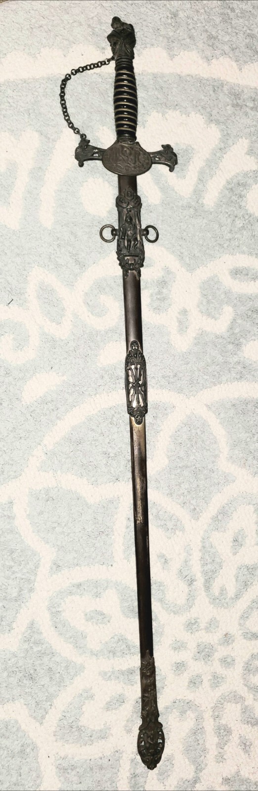 Vintage Antique Knights Of Pythias Ceremonial Masonic FCB Sword | eBay