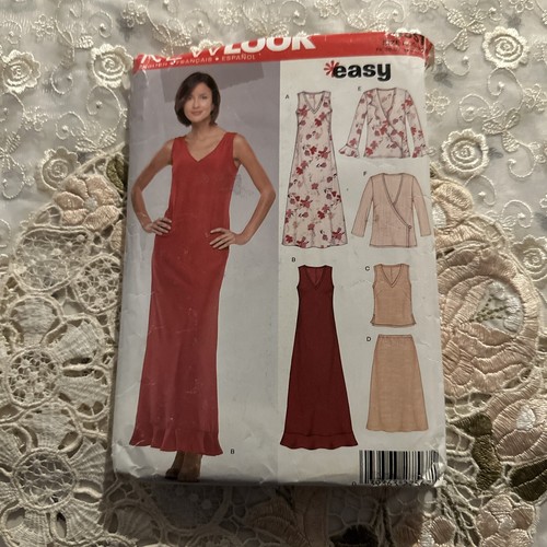 Simplicity 6351 Sewing Pattern Misses Tops, Dresses Skirt Easy Sizes 10 ...