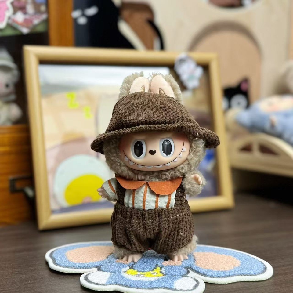 17cm Labubu baby dress doll Sit sit party cute dress set no doll | eBay