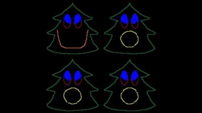 Shake Up Christmas Train Lightorama Singing Coro Tree Sequence | eBay