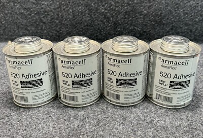 Armacell Armaflex 520 Insulation Adhesive 1 Pint 473ml Black QTY: 4 ...