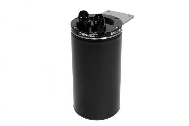 Vibrant Performance 12695 Universal Catch Can Black 2x -10AN Fittings ...