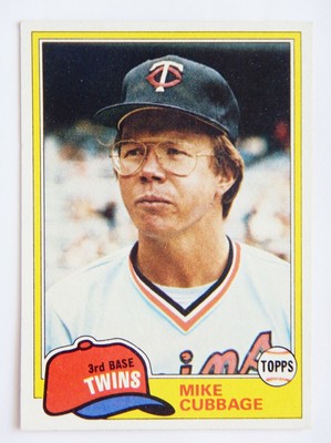 Mike Cubbage #657 Topps 1981 Baseball Card (Minnesota Twins) VG | eBay