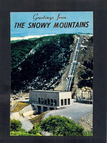 D6191 Australia NSW Snoy Mountain Scheme Guthega Station NCV vintage ...
