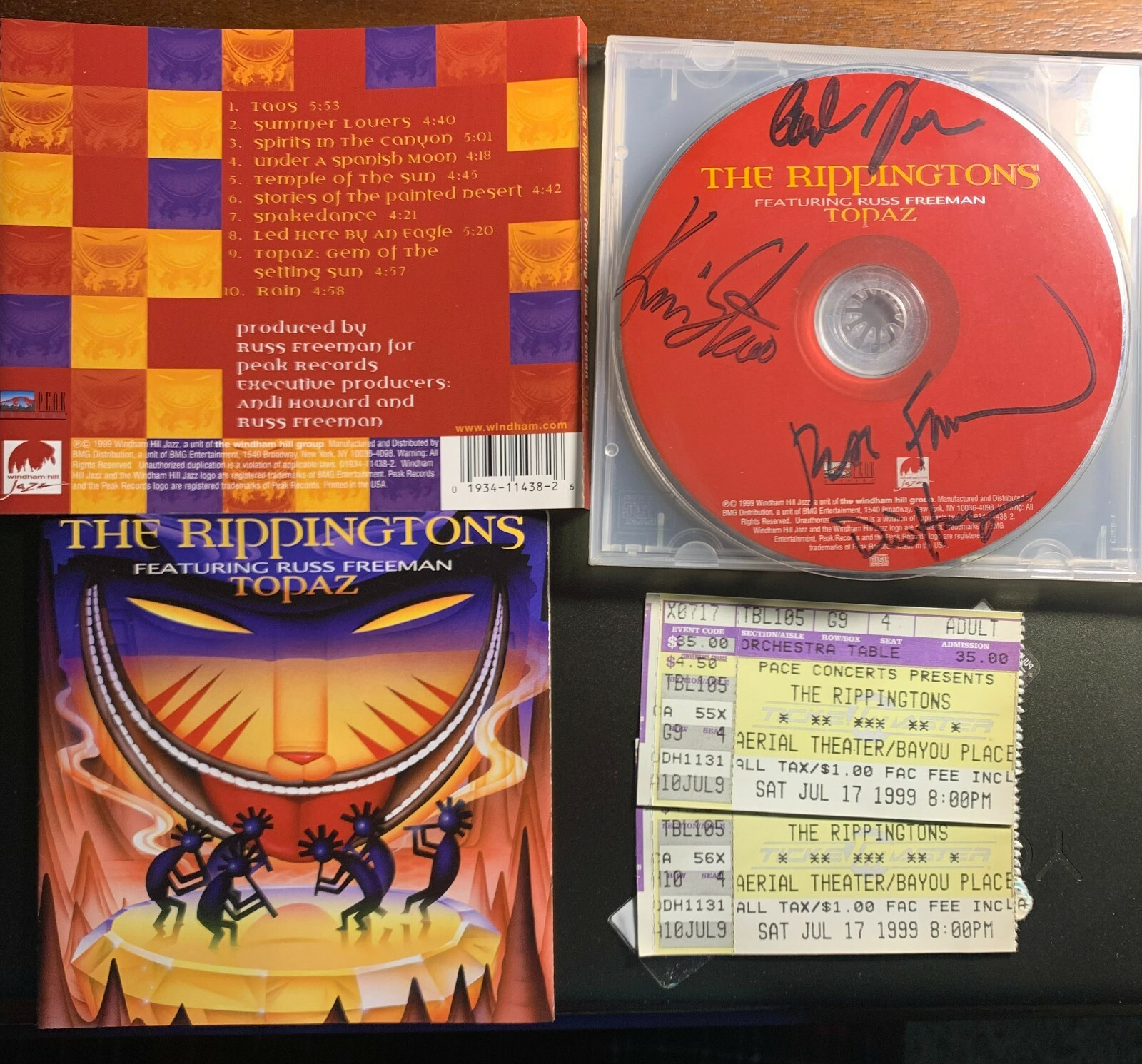 The Rippingtons Featuring Russ Freeman – Topaz (CD, Album) | eBay