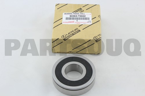 90363T0022 Genuine Toyota BEARING (FOR OUTPUT SHAFT CENTER) 90363-T0022 ...