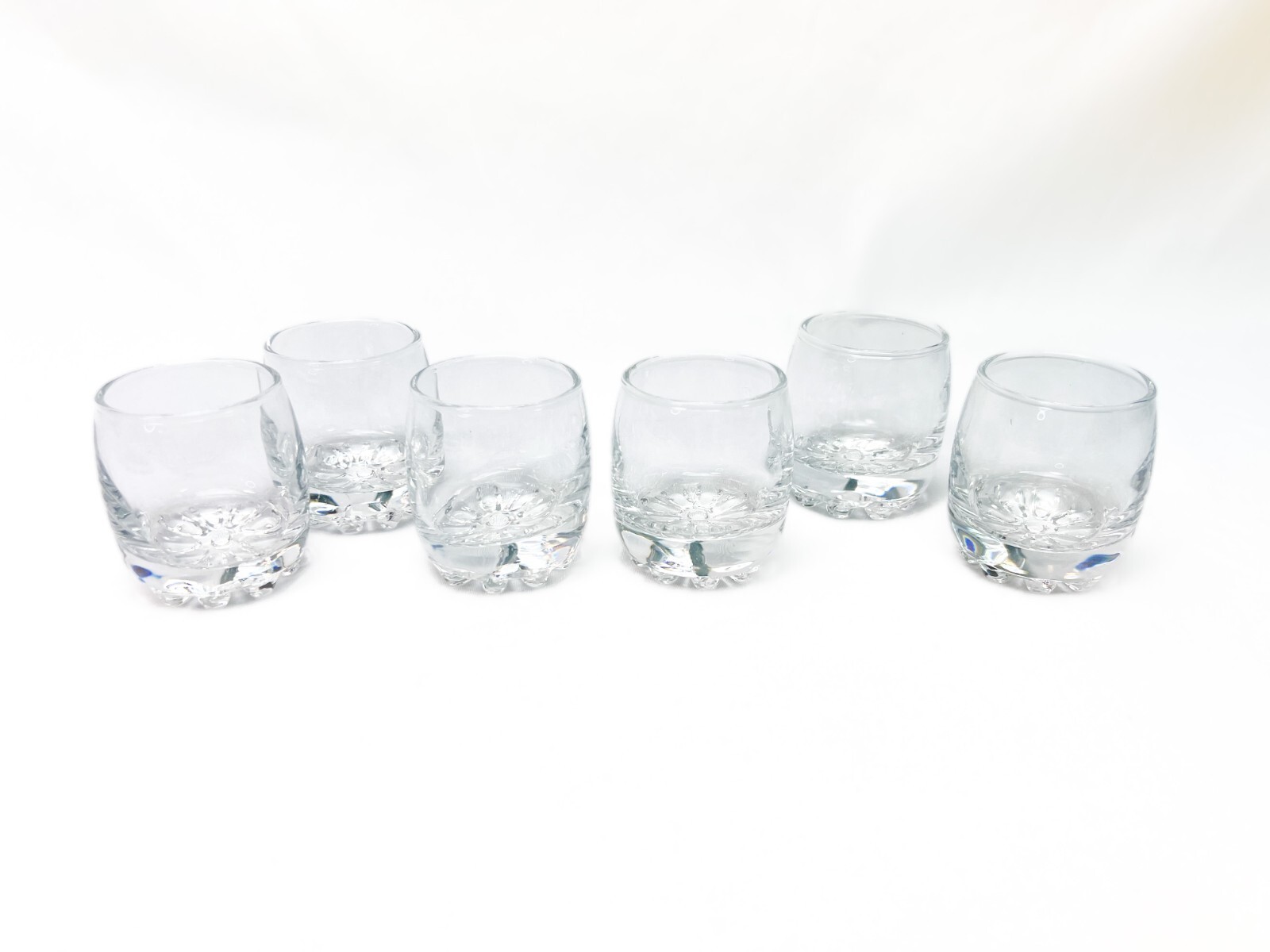 Italian Shot Glasses Set of 6 Whiskey Lowball Elegant Barware - FREE ...