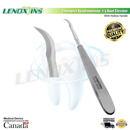 Syndesmotome Chompret #3, Root Elevator Dental Surgical instruments German SS CE | eBay