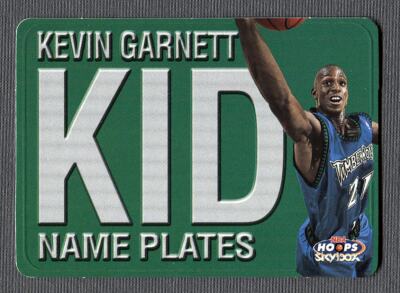1999-00 Hoops Name Plates #7NP Kevin Garnett | eBay