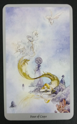 Shadowscapes Tarot Card by Stephanie Pui-Mun Law 4 Of Cups 5.5" X 2.58 ...