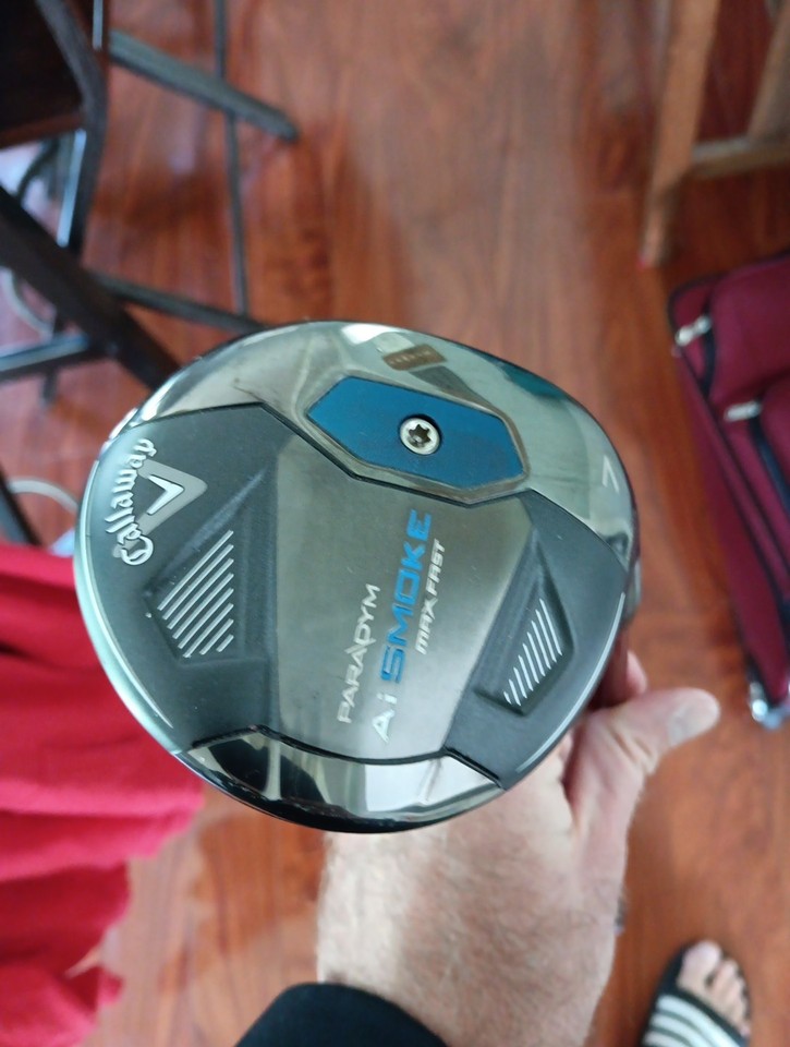 Callaway Paradym Ai Smoke Max Fast 22* 7 wood w/ New ProLaunch Red 60g (S)-EUC! | eBay