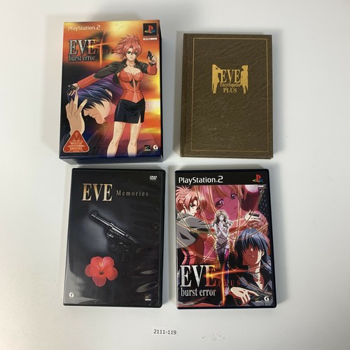 PS2 Eve Burst Error Plus Premium DVD-BOX Working NTSC-J Japan 2111-119 ...