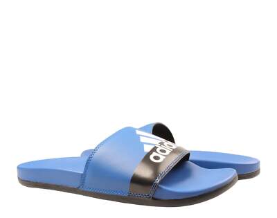 Adidas Adilette Comfort Slides Royal Blue/Cloud White/Core Black GV9713 ...
