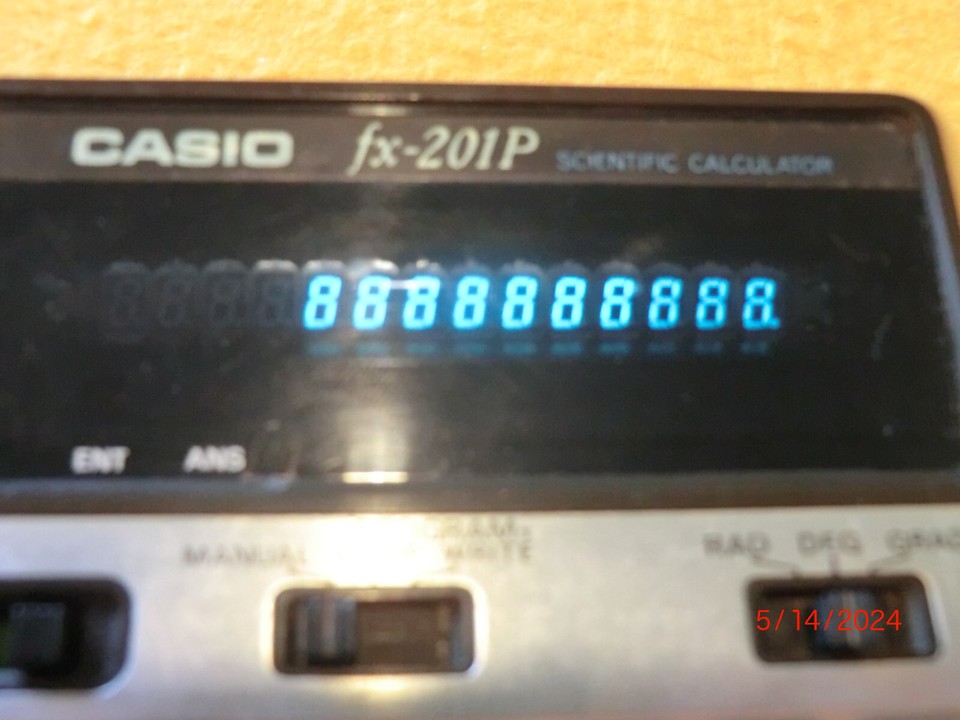 VINTAGE CASIO fx-201P Programmable Calculator | eBay