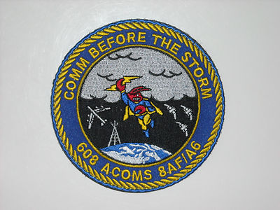 USAF 608TH AIR COMMUNICATIONS SQUADRON ACOMS 8AF/A6 B-52 B-2 HOOK ...