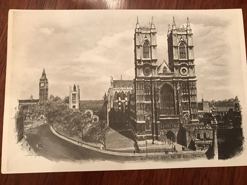 Five Vintage Lithographs of London From Original Drawings by Ron ...