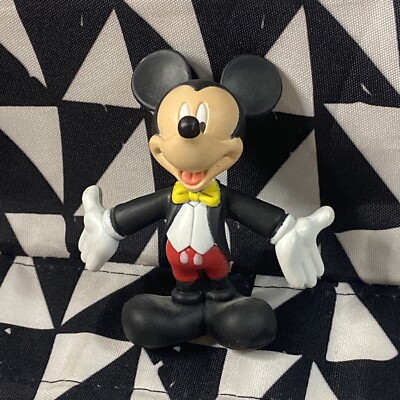 Mickey Mouse Conductor Figurine 3” McDonald's Disneyland Disney World ...