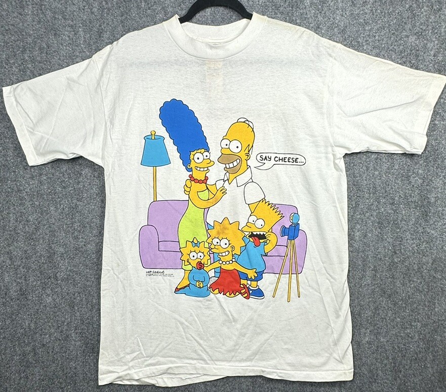 Vintage The Simpsons Say Cheese Bart 1989 Double Side… - Gem