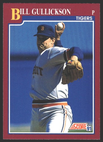 Bill Gullickson #56T 1991 Score Rookie & Traded Detroit Tigers | eBay