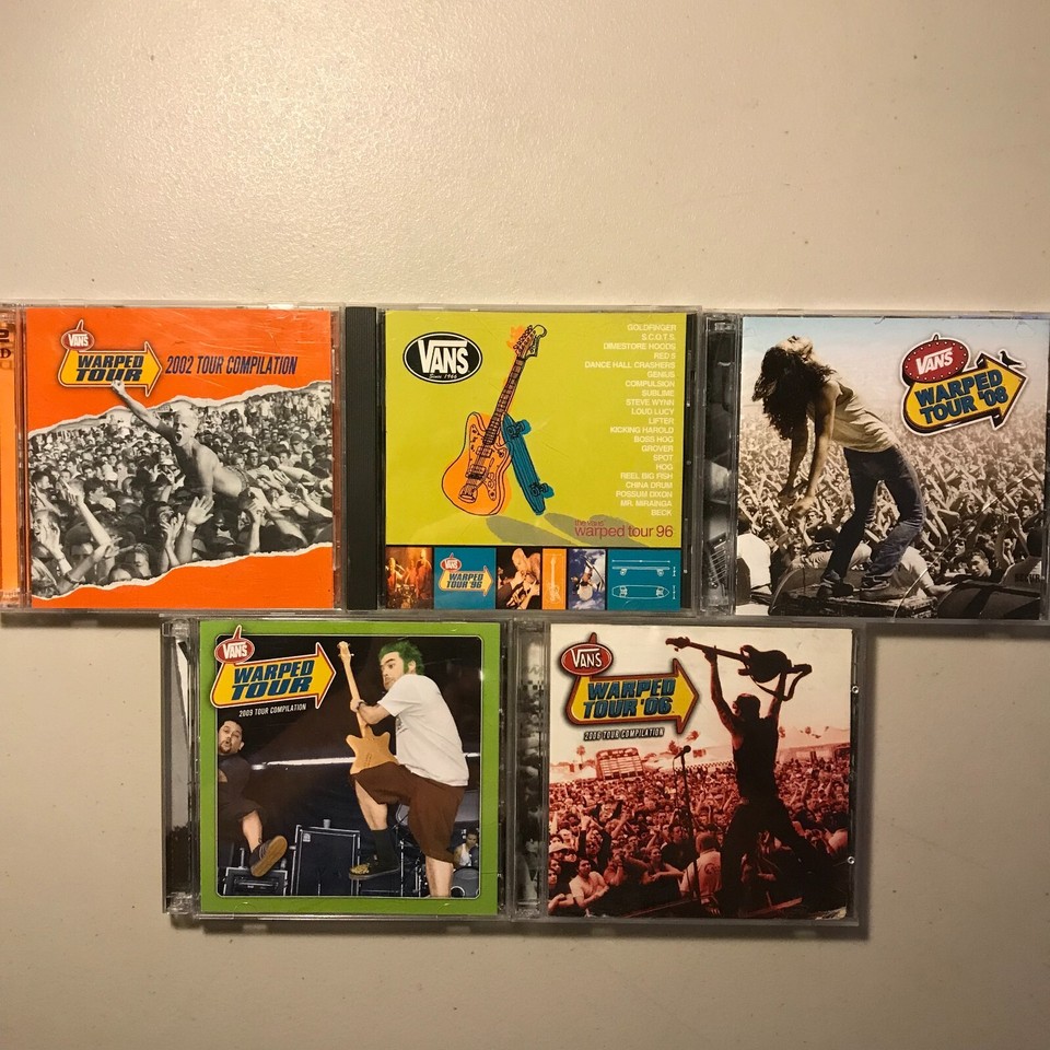 Vans Warped Tour, 5 CD LOT - USED CDs | eBay