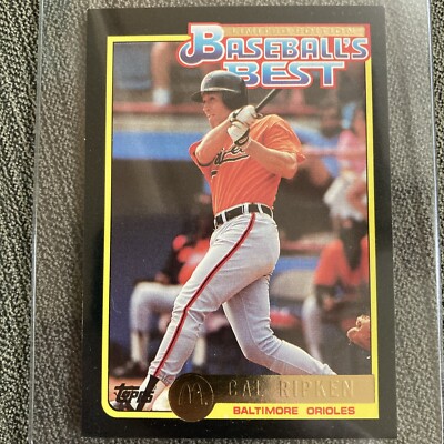 Cal Ripken Jr. 1992 Topps McDonalds Baseball Card #13 | eBay