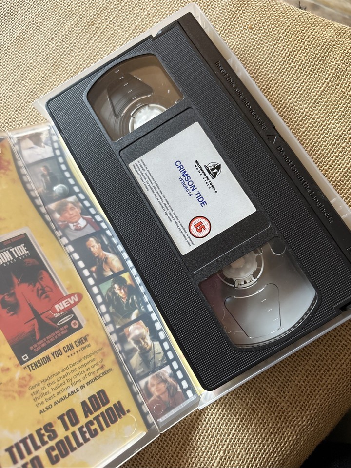 Crimson Tide (1995,VHS)Denzel, Washington , Gene Hackman | eBay UK