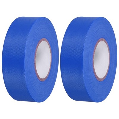 Flagging Tape 1"x147', 2 Pack PVC Non-Adhesive Neon Marking Tape, Blue ...