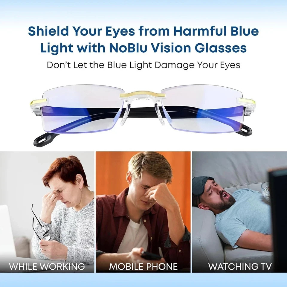 Noblu Vision Bluelight Glasses for Men & Women – Noblu Glasses No Blue ...
