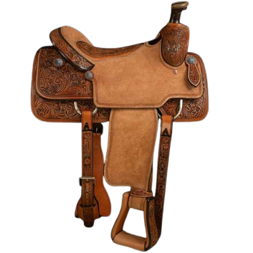 Ranch Roping Roper Wade Tree A Fork Work Leather Western Horse Saddle ...