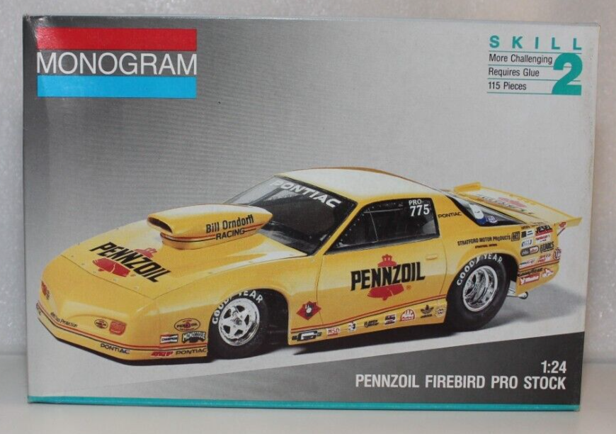 Monogram 2934 Pennzoil Firebird Pro Stock Model Kit for sale online | eBay