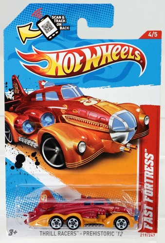 Hot Wheels Fast Fortress Thrill Racers Prehistoric 2012 Series - V5523 ...