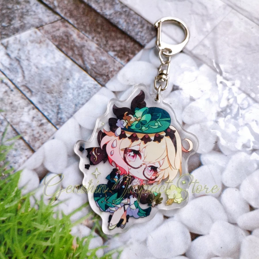 Genshin impact Acrylic Keychain Keyring Emilie Sethos Mualani Kachina ...