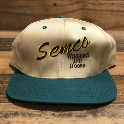 Vintage Semco Hat Snapback Baseball Cap Embroidered Windows And Doors ...