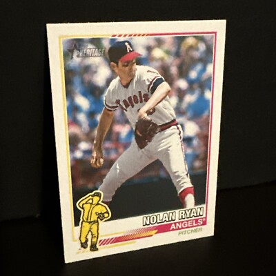 2025 Topps Heritage - Nolan Ryan Redefined Insert - 76R-2 - Angels | eBay