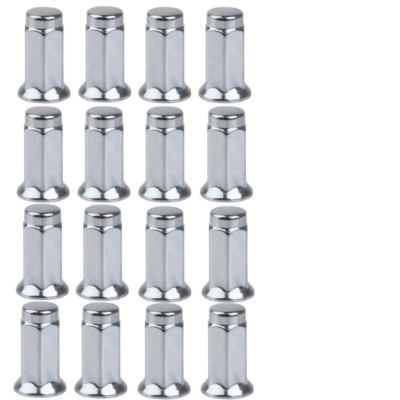 Tusk Flat Base Lug Nut 10mm x 1.25mm Thread Pitch w/14mm Head Chrome(16 ...