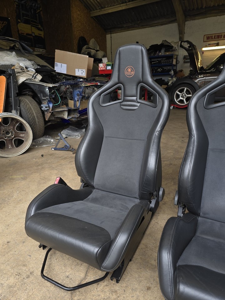Lotus Evora Recaro CS Bucket Seats On R55 R56 R57 Mini Cooper S Rails ...