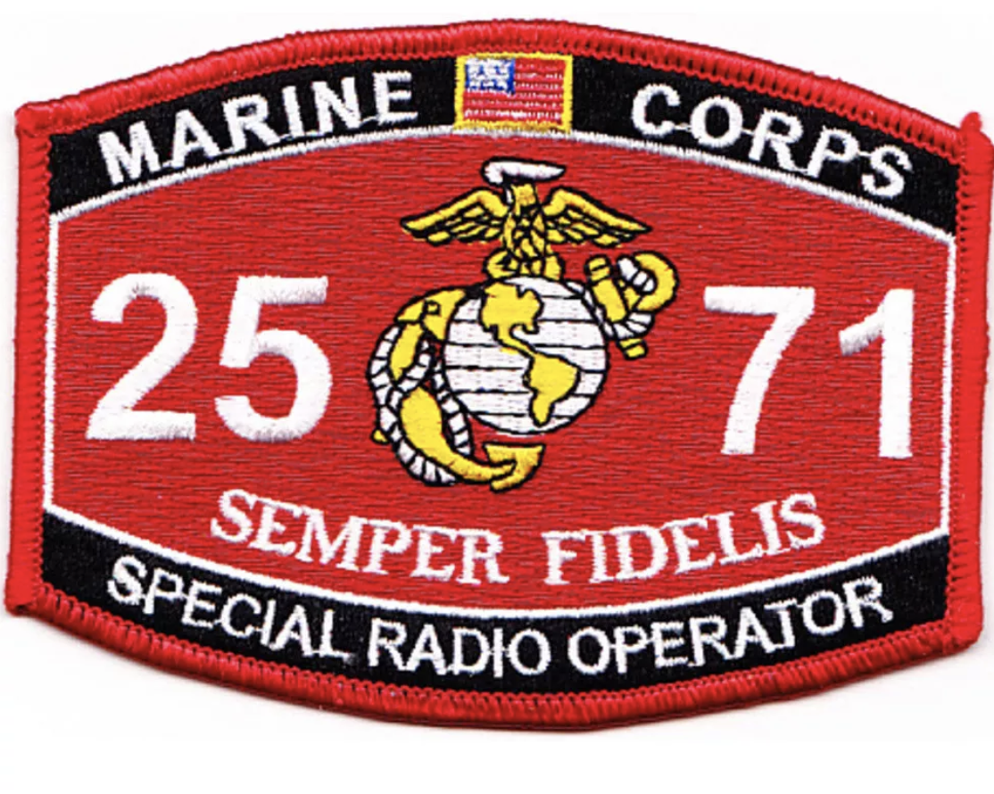 4.5" MARINE CORPS MOS 3531 SPECIAL RADIO OPERATOR EGA EMBROIDERED PATCH ...