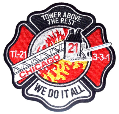CHICAGO – TOWER ABOVE THE REST - ILLINOIS IL Fire Patch EMS Rescue ...