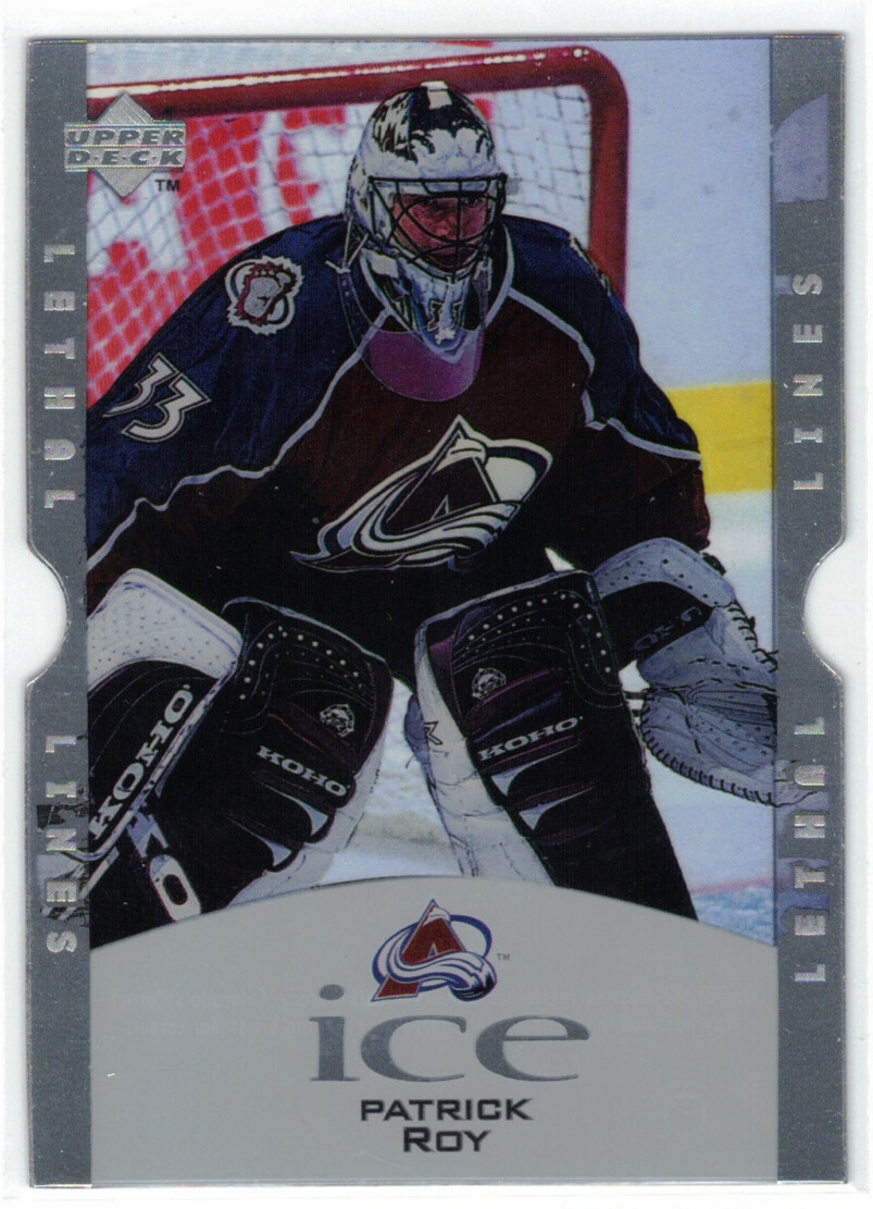 1997-98 UPPER DECK ICE "LETHAL LINES" PATRICK ROY! #L10-B SWEET | eBay