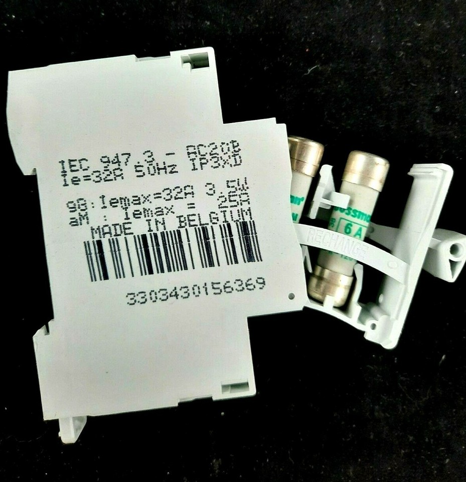 SCHNEIDER ELECTRIC, 15636, A9N15636, 1 POLE, FUSE DISCONNECTOR WITH 6A ...