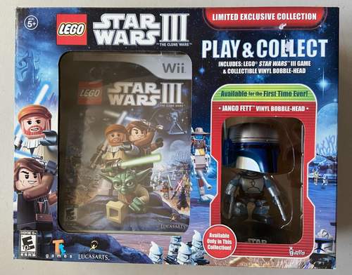 Funko Pop Star Wars Jango Fett Exclusive & Lego Star Wars III Wii Video ...