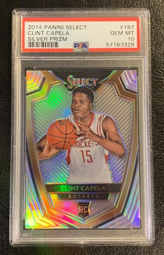 2014-2015 Panini Select CLINT CAPELA #187 Rookie Premier Silver Prizm ...