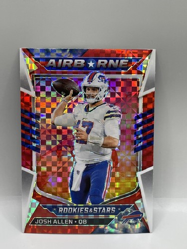 2022 Panini Rookies and Stars Airborne Red Plaid JOSH ALLEN | eBay